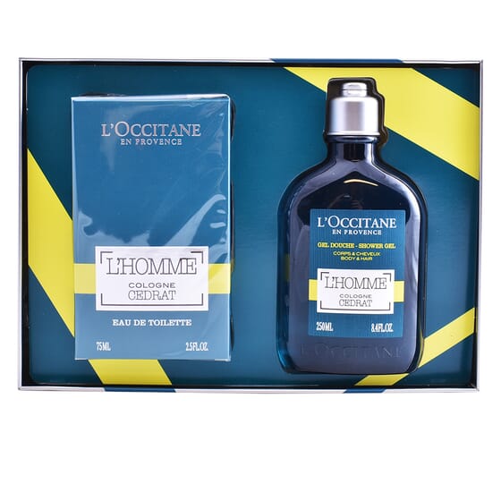 L'Homme Cologne Cedrat Coffret EDT 75 ml + Gel Douche 250 ml - L´occitane