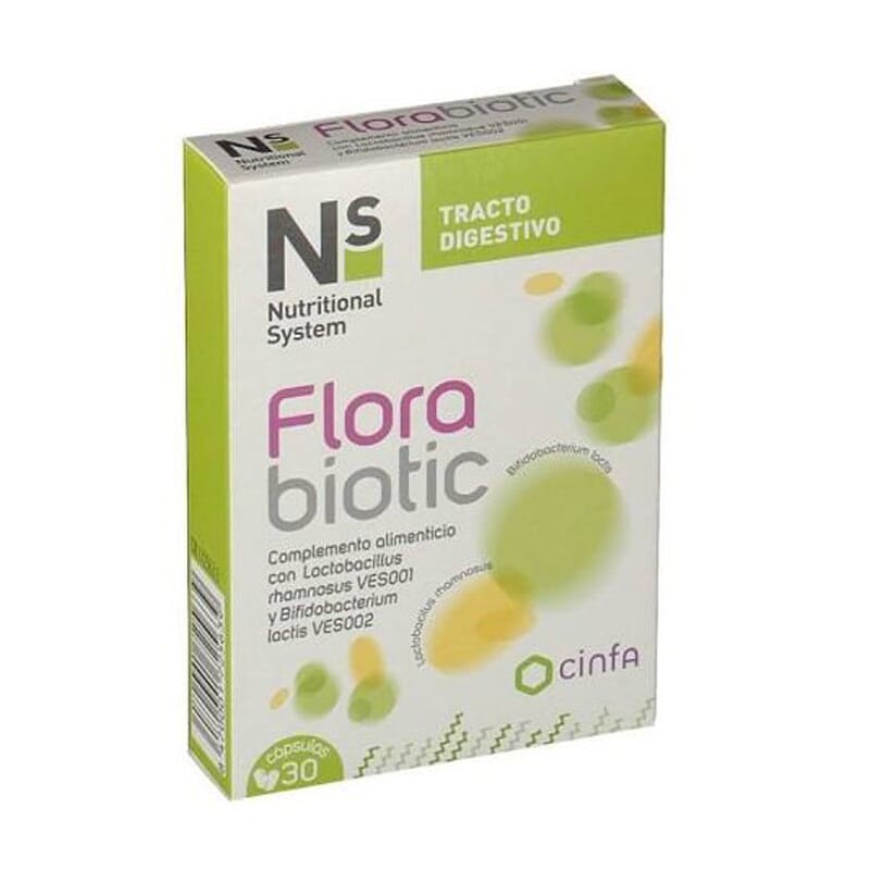 NS Florabiotic 30 Caps - Probiótico para la salud digestiva