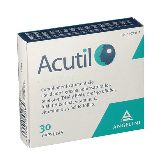 Angelini Natura Acutil 30 Caps- Con omega 3.