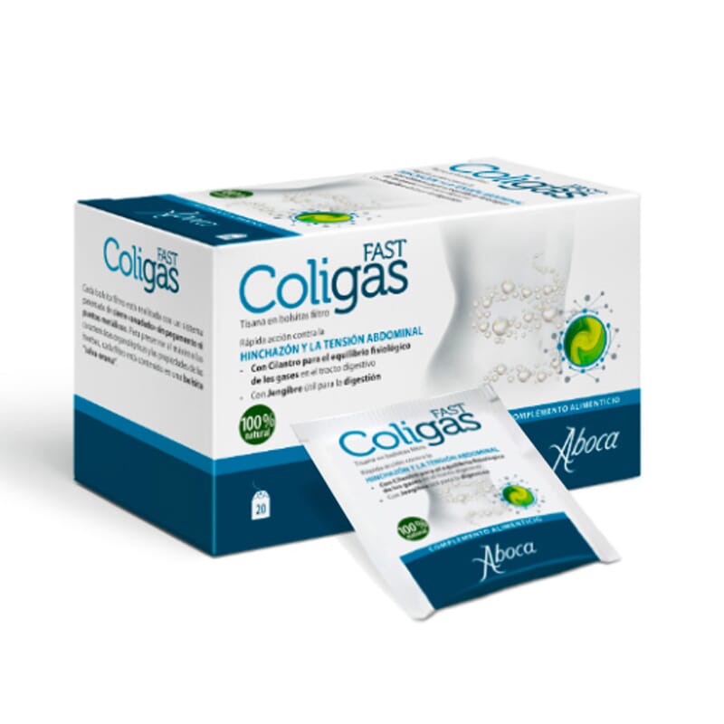 Coligas Fast Tisana 20 Infusiones -Aboca - Hinchazón