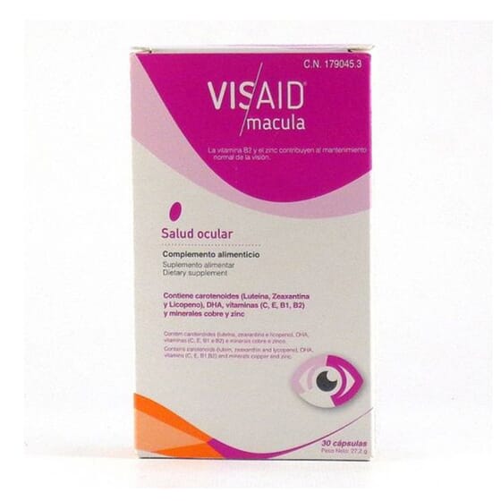 Visaid Macula 30 Caps - Salud Ocular