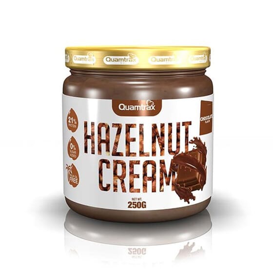 Hazelnut Cream Chocolate 250g - Quamtrax - Sin azúcar