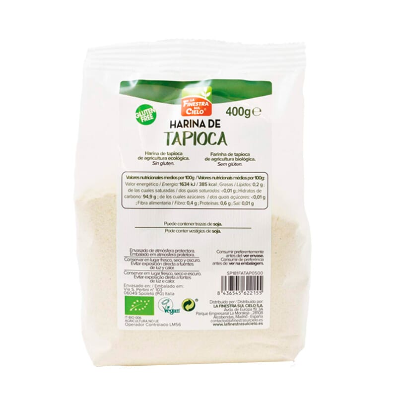Harina de Tapioca Bio 400g - La Finestra Sul Cielo | Nutritienda