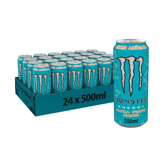 Monster Ultra Fiesta Mango 500 ml 24 Uds - Monster Energy
