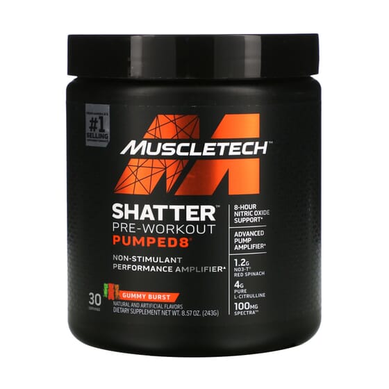 Shatter Pumped8 Pre-Workout 270g - Muscletech