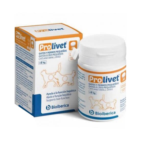 Prolivet Gatos Y Perros Pequeños 30 Tabs - Bioiberica Pets