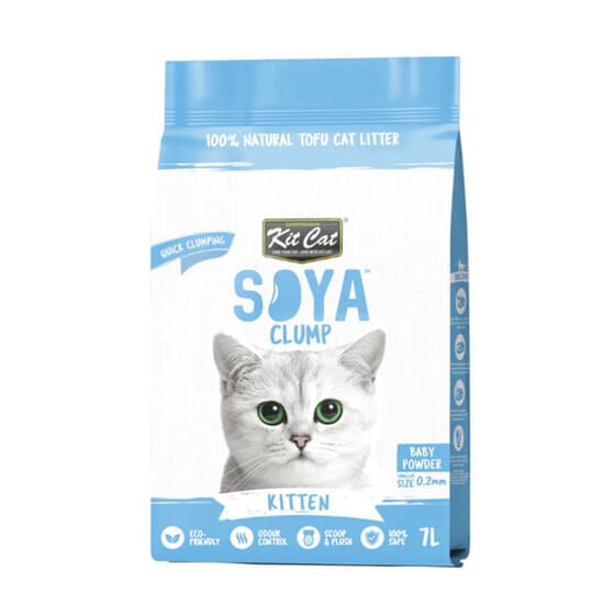 Soya Clump Areia De Soja Baby Powder 7 L - Kit Cat