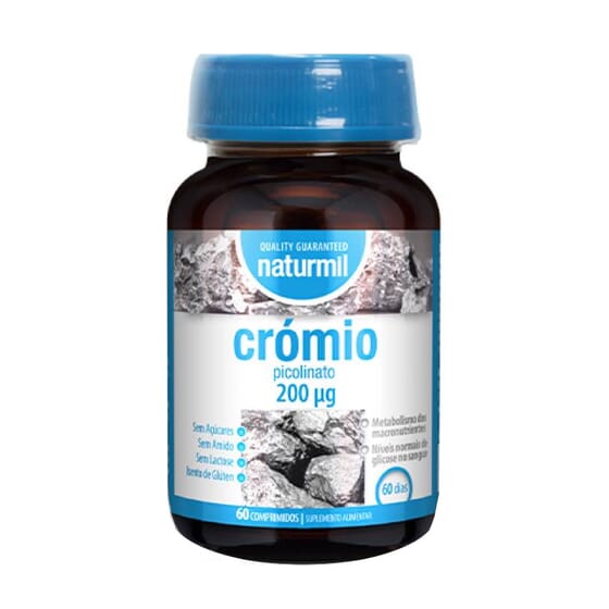 Picolinate De Chrome 200 ug 60 Tabs - Naturmil