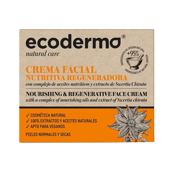 Crema Facial Nutritiva Regeneradora 50 ml - Ecoderma