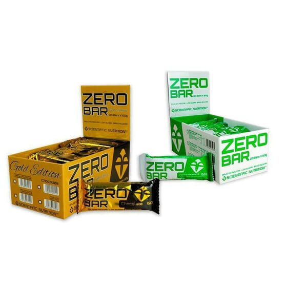 Zero Bar 20 Uds 60g - Scientiffic Nutrition