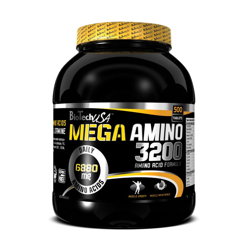 MEGA AMINO 3200 - 500 Tabs - BIOTECH USA
