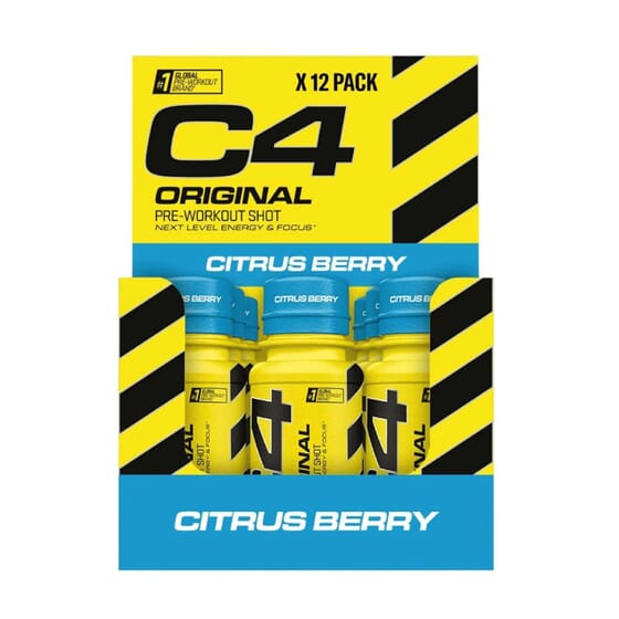 C4 Original PWO Shot 12 Uds 60 ml - Cellucor