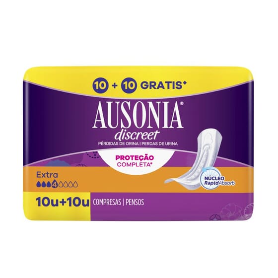 Ausonia Discreet Extra 20 Uds - Ausonia