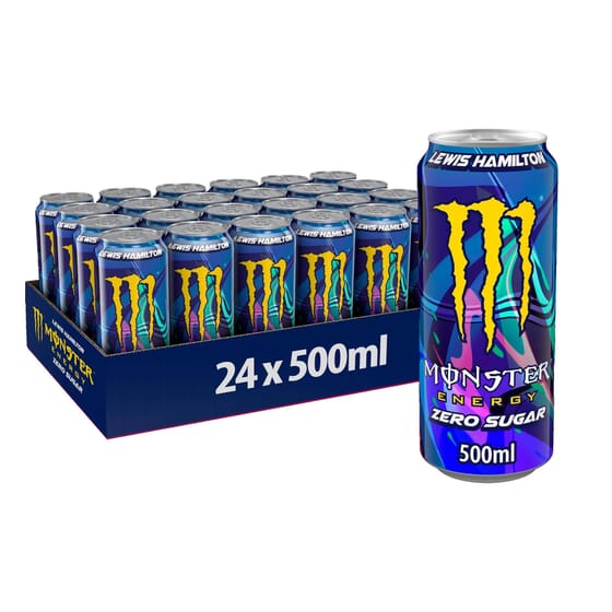 Monster Lewis Hamilton Zero Sugar 24 Unds 500 ml - Monster Energy