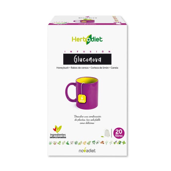 Herbodiet Gluconova 20 Infusiones - Novadiet