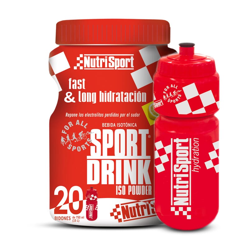 SPORT DRINK ISO POWDER + Bidón 1020g - NutriSport