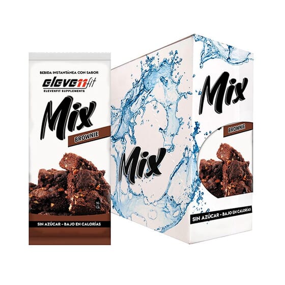 Mix Brownie Sin Azúcar 9g 24 Uds - Eleven Fit | Nutritienda