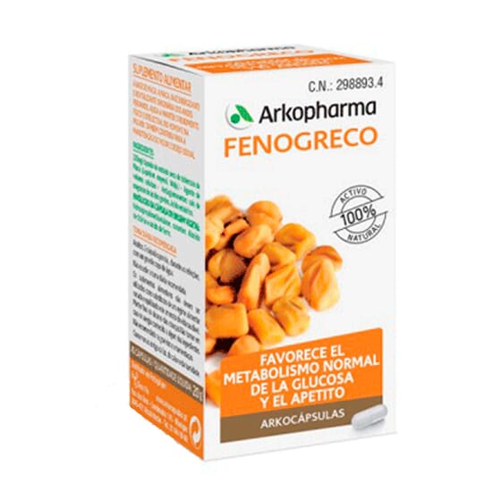 Feno-Greco 4,2 mg De Trigonelina 40 Caps - Arkopharma | Nutritienda