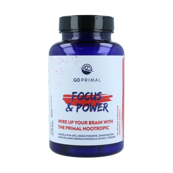 Focus Power Nootrópico Natural 60 VCaps - Goprimal